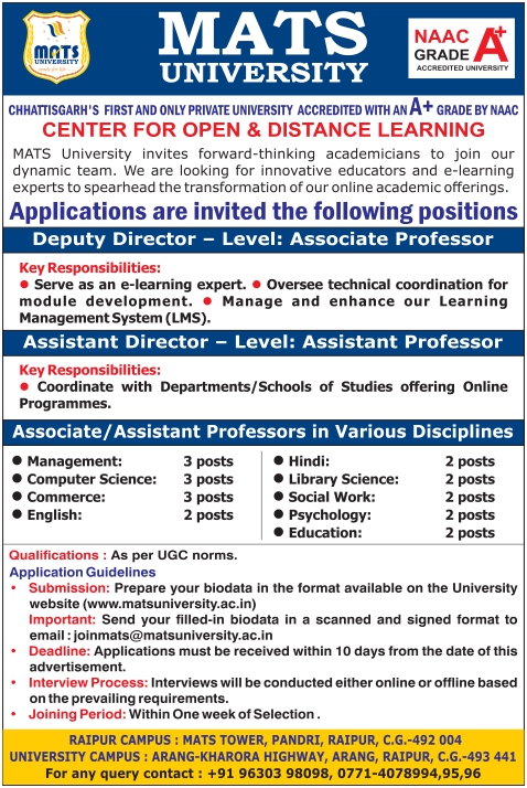 Best/Top private University in Chhattisgarh/India | Top private ...